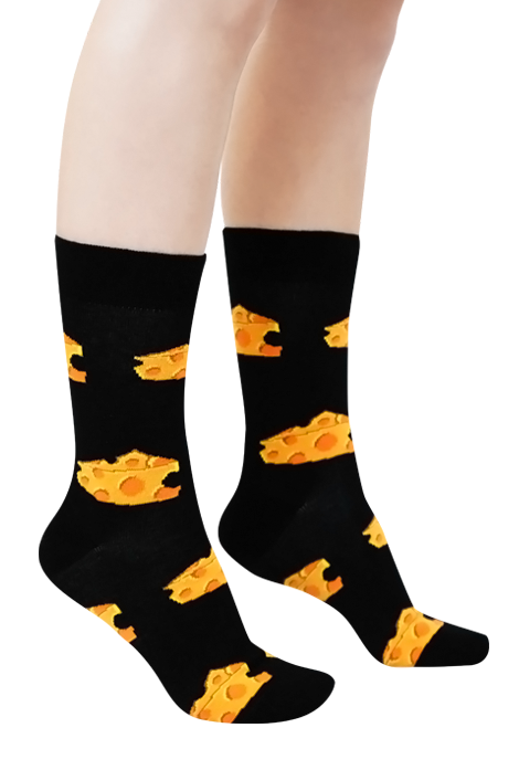 Mr. Cheese Gametoons Socks – Newscape Studios