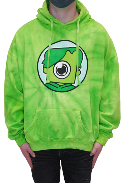 Green Tie Dye Newscapepro Fortnite Hoodie – Newscape Studios